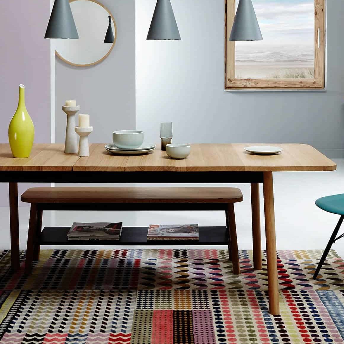 Extending Solid Oak Dining Table by Another Country