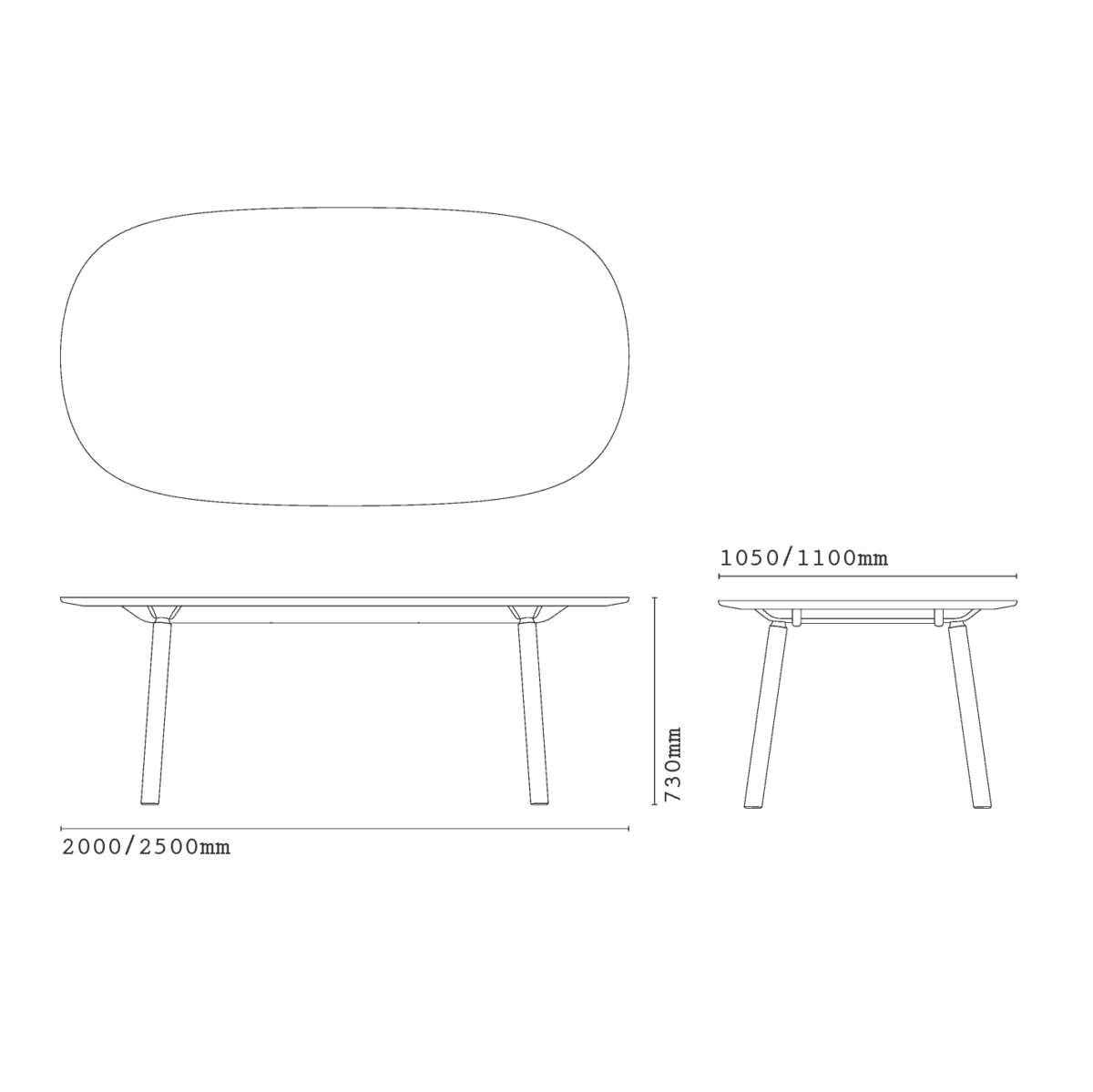 Hardy Dining Table, Walnut - ANOTHER COUNTRY