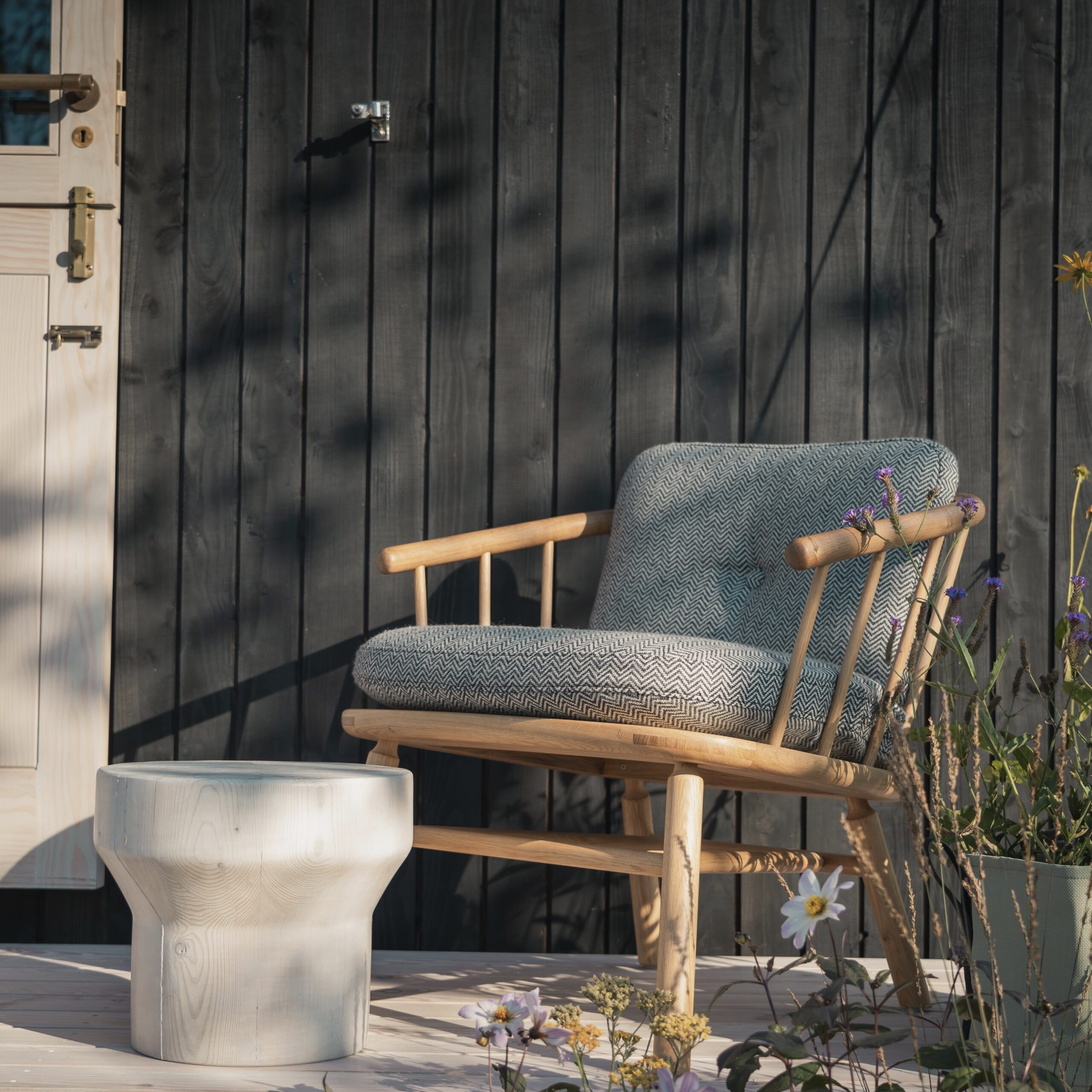 Gallon Side Table Low, Ash - Another Country